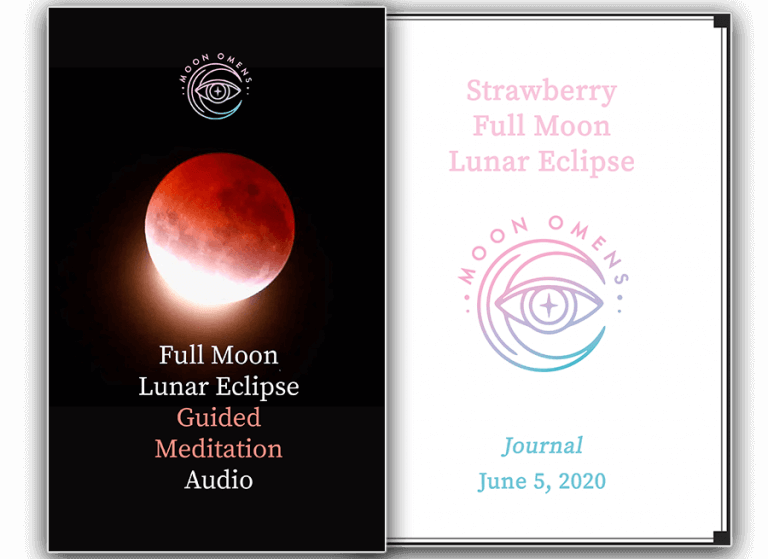 Strawberry Full Moon Lunar Eclipse - June 5th 2020 - Moon Omens