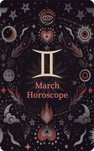 Gemini March Horoscope 2025 - Moon Omens