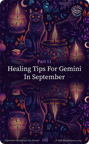 Gemini September Horoscope 2023 - Moon Omens