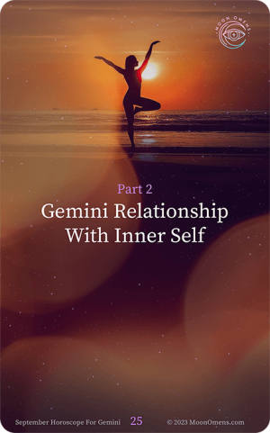 Gemini September Horoscope 2023 - Moon Omens