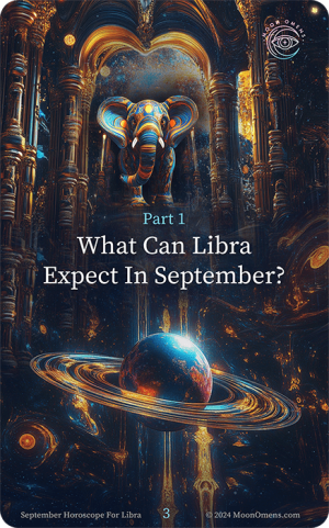 Libra September Horoscope 2024 - Moon Omens