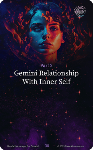 Gemini March Horoscope 2023 - Moon Omens