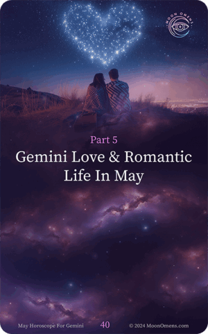 Gemini May Horoscope 2024 - Moon Omens