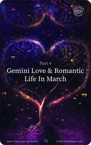 Gemini March Horoscope 2023 - Moon Omens