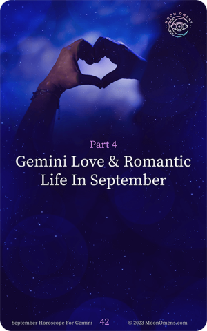 Gemini September Horoscope 2023 - Moon Omens