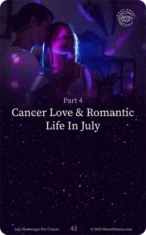 Cancer July Horoscope 2023 - Moon Omens