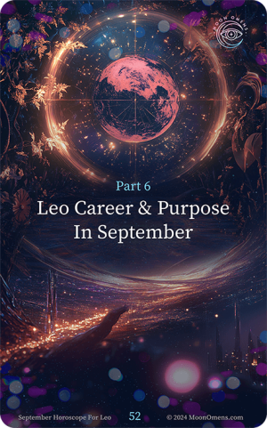 Leo September Horoscope 2024 - Moon Omens