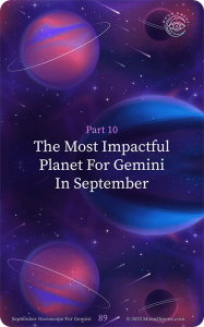 Gemini September Horoscope 2023 - Moon Omens
